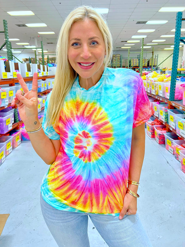 Bimini Twist Tie Dye Tee Blank Sunshine Sisters