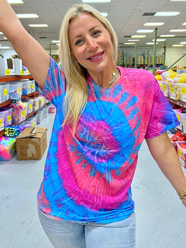 Very Berry Blast Tie-Dye Tee - Blank - Sunshine Sisters