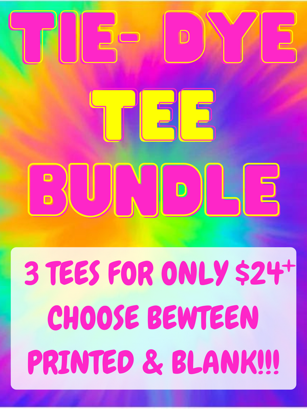 TIE-DYE TEE BUNDLE - 3 FOR $24 - Sunshine Sisters